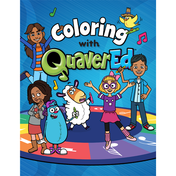 Coloring With QuaverEd Digital Coloring Book QuaverShop