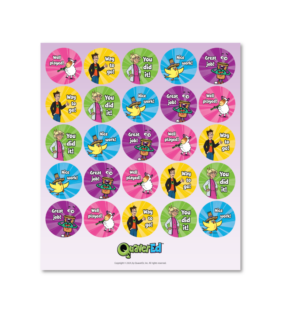 QuaverMusic Stickers – QuaverShop