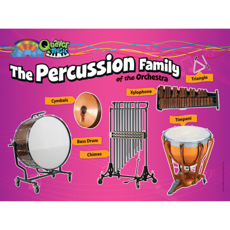 The Percussion Family Poster – QuaverShop